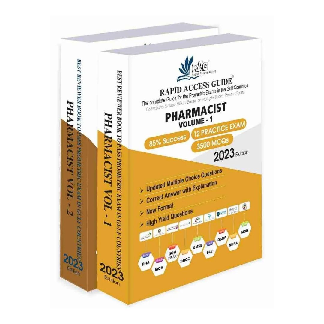 Rapid Access Guide for Prometric Exams Book for DHA and Gulf Countires